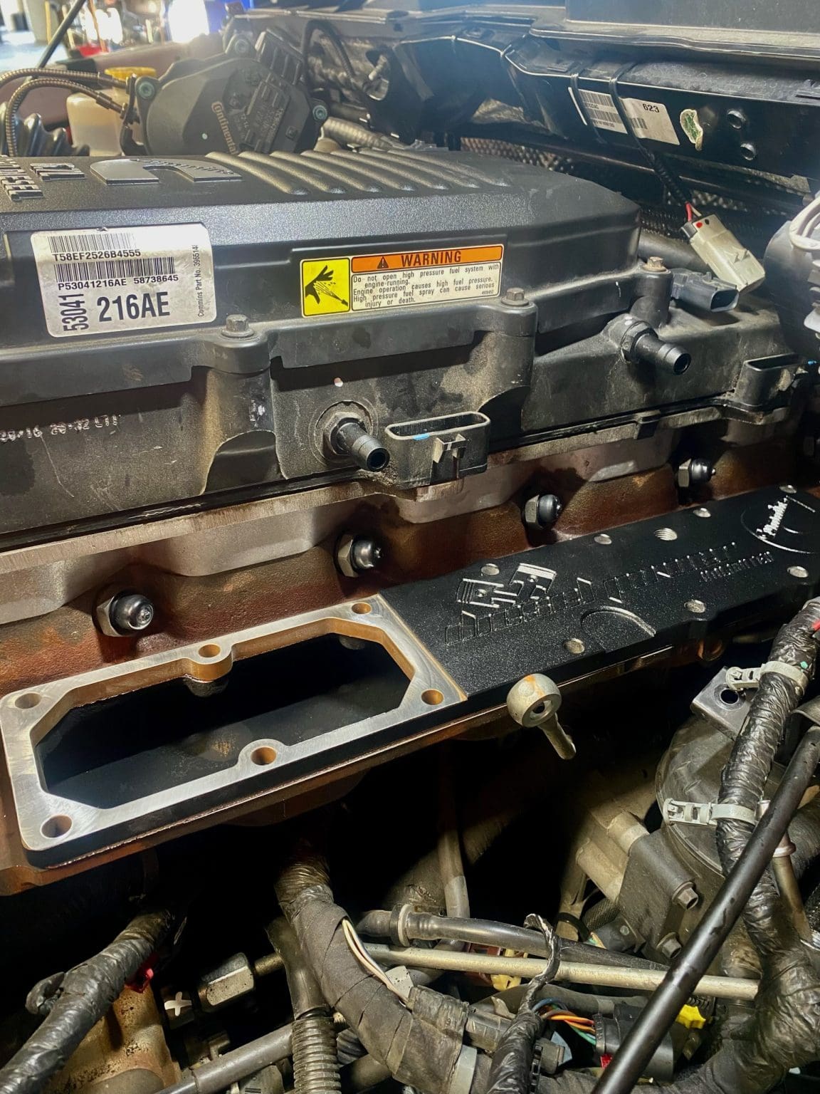 Diesel Power Unlimited Intake Manifold Plenum Grid Heater Delete Plate ...